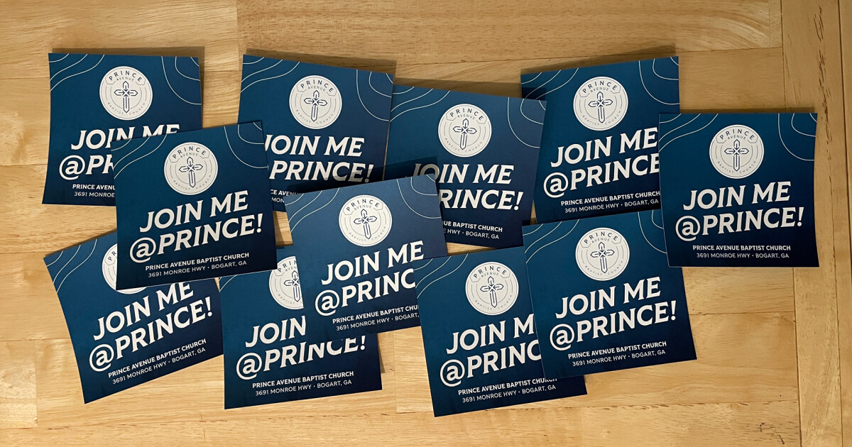 Church Invite Cards | Articles | Prince Avenue Baptist Church