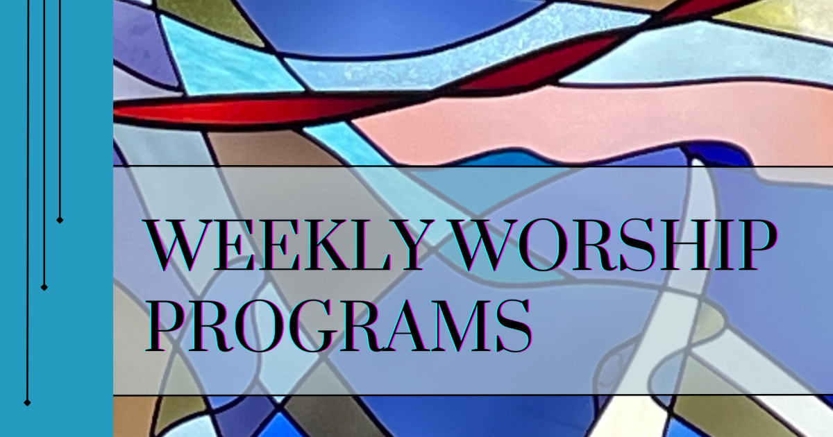 Weekly Worship Programs | Articles | Minnetonka United Methodist Church