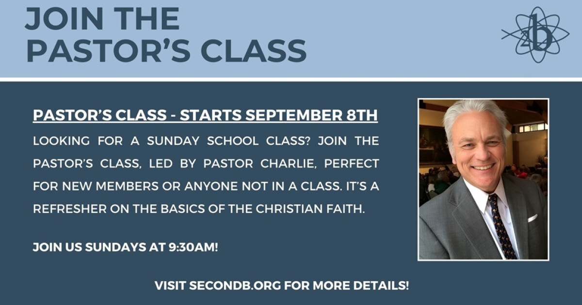 The Pastor's Class | Second Baptist Church Lubbock