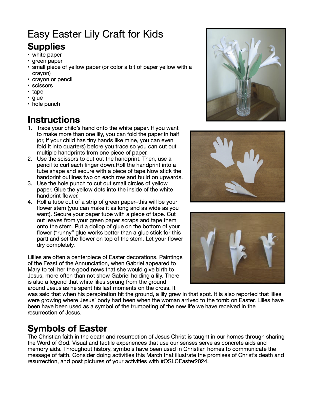 Our Blog - Symbols of Easter | Our Shepherd Lutheran Church & School