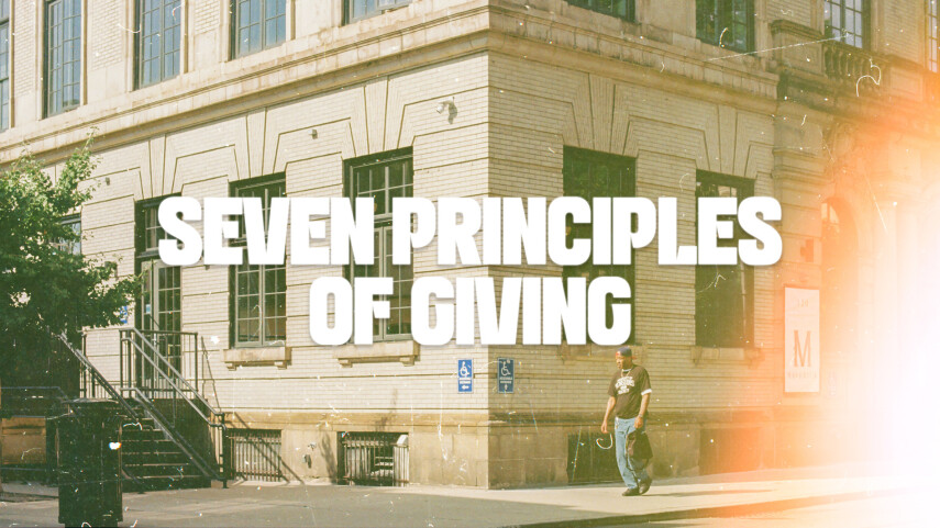 Blog - Seven Principles of Giving