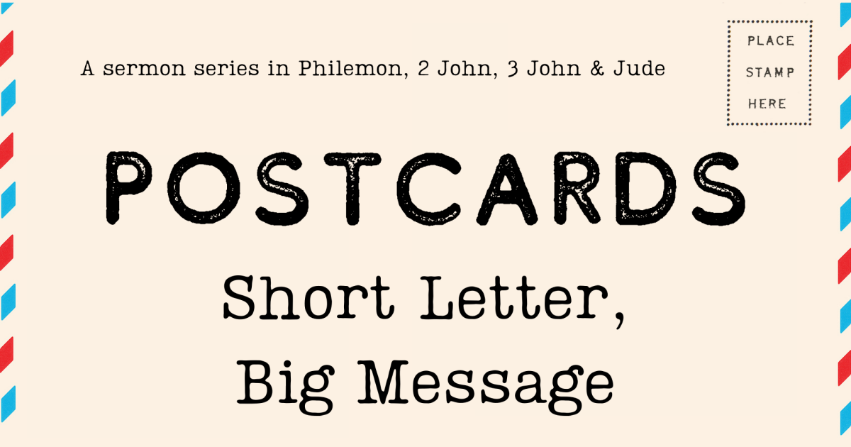 Postcards: Short Letter, Big Message | Upcoming Sermon Series ...