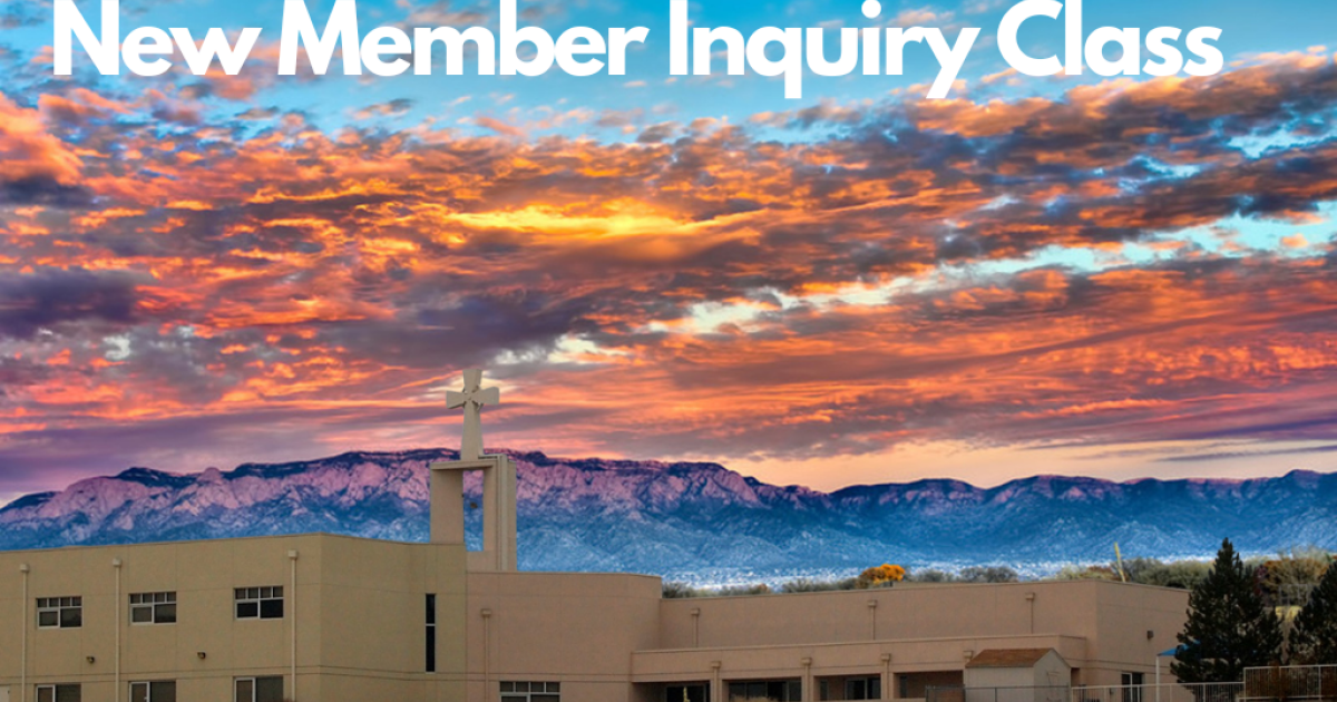 New Member Inquiry Class | Articles | Sandia Presbyterian Church
