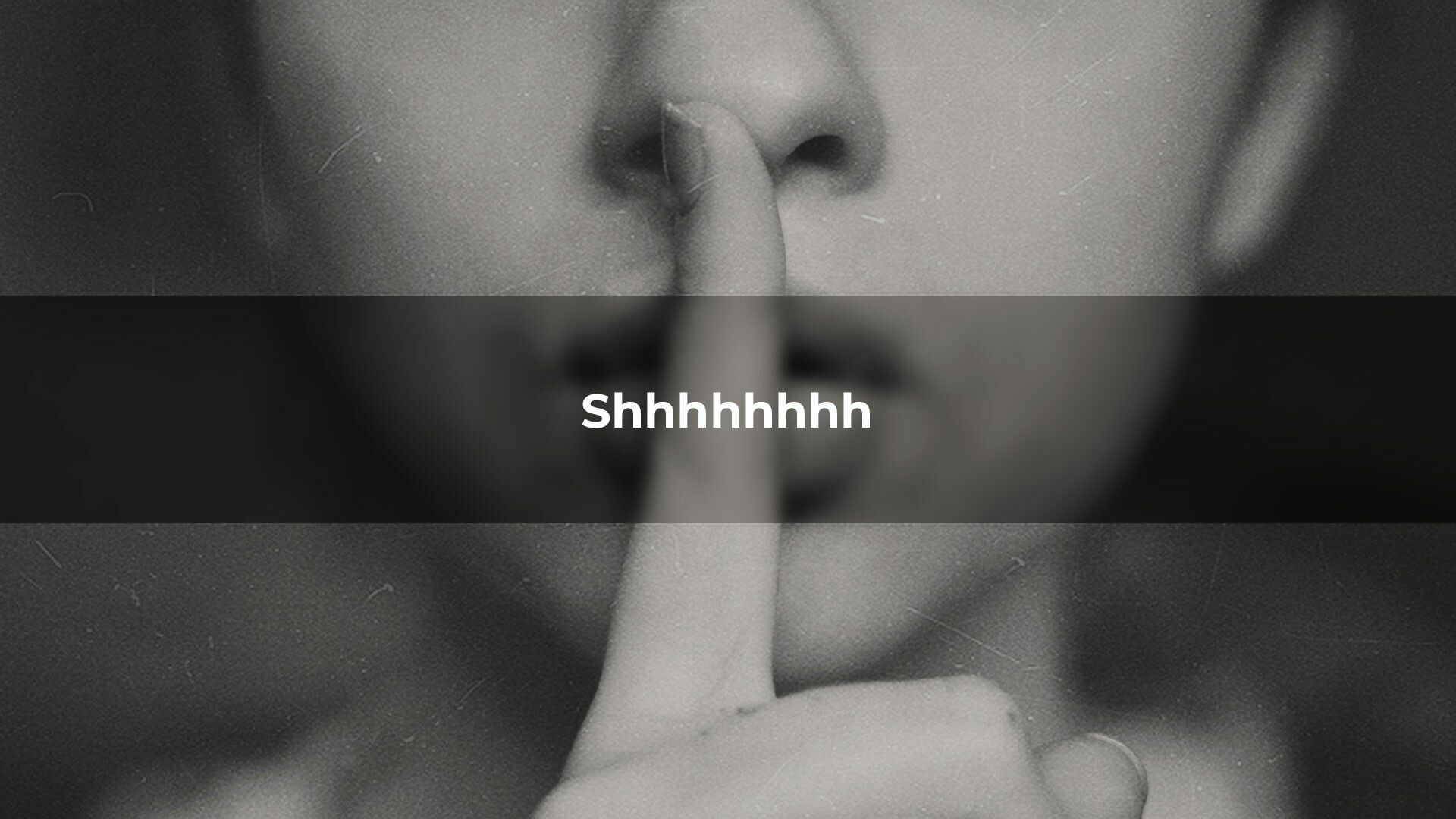 Blog - Shhhhhhhh