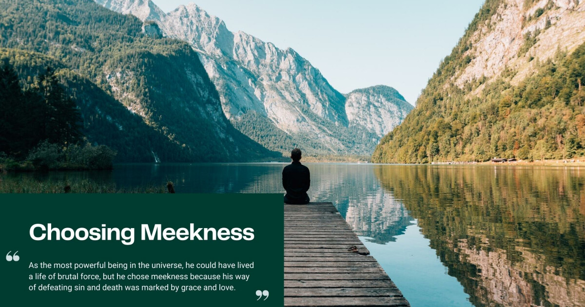 Choosing Meekness | Our Blog | South Delta Baptist Church
