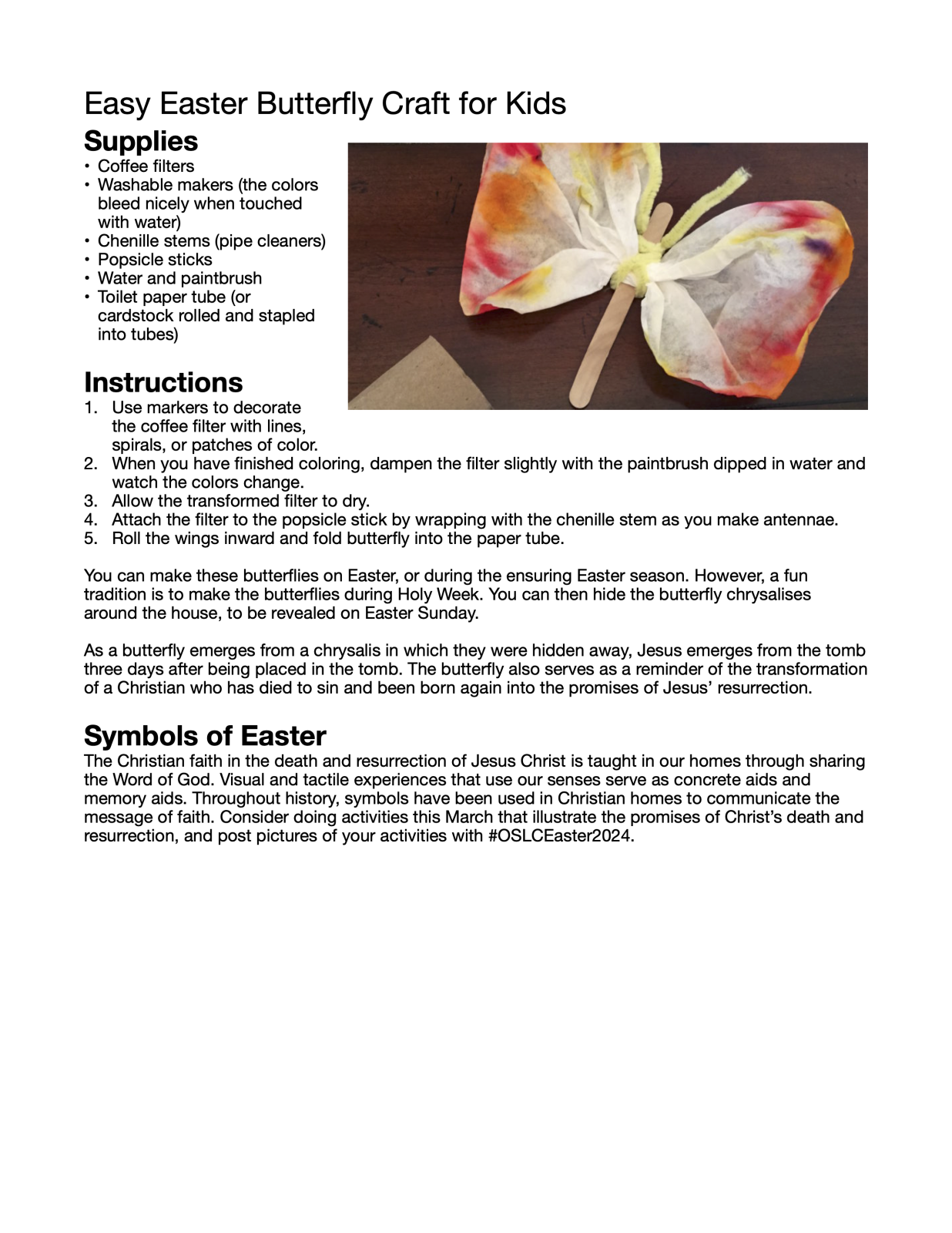 Our Blog - Symbols of Easter | Our Shepherd Lutheran Church & School