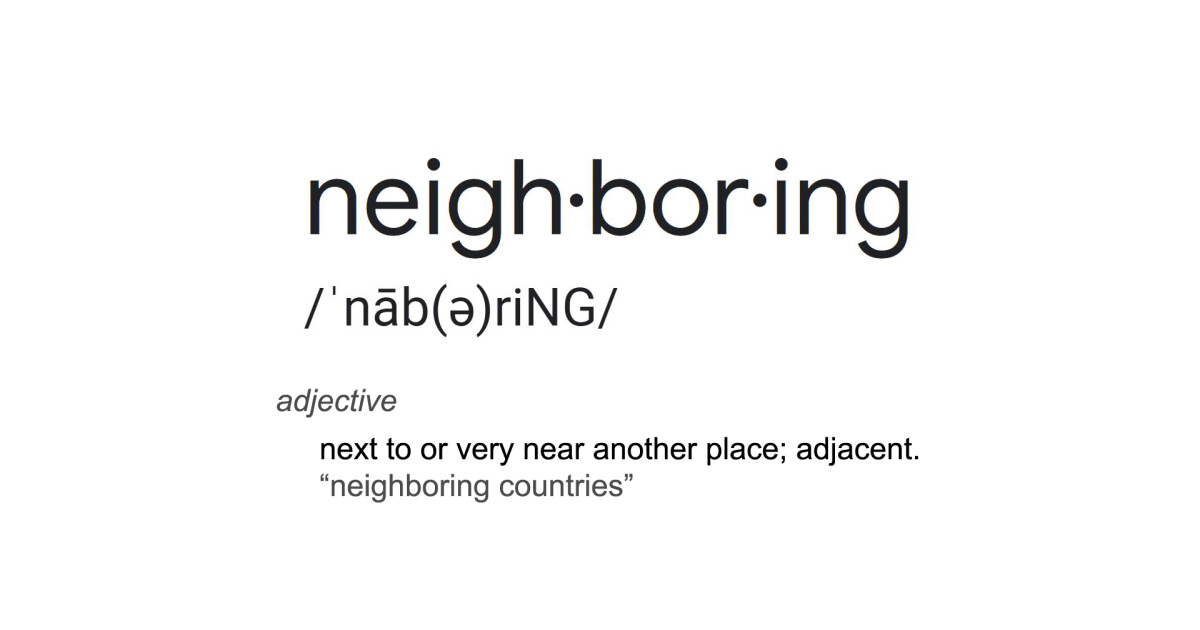 neigh·bor·ing | blog | FUMC Hurst TX