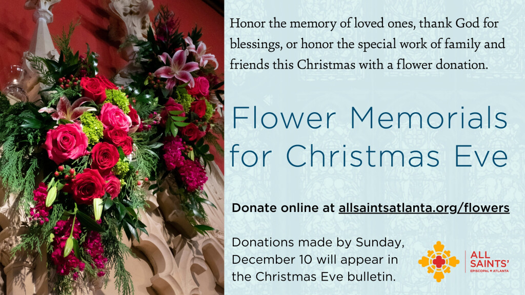 Flower Guild Collection for Christmas | All Saints' Episcopal Church