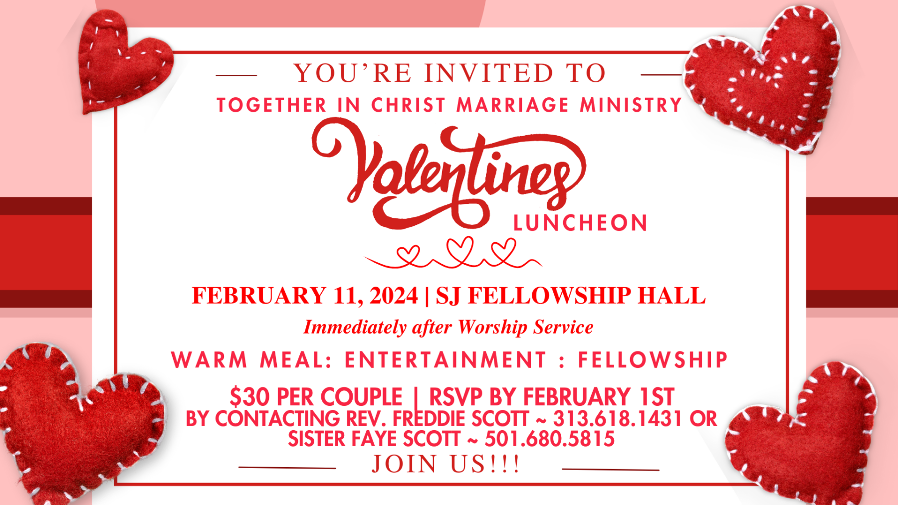 12:00 PM Together in Christ Marriage Ministry Fellowship | St. John ...