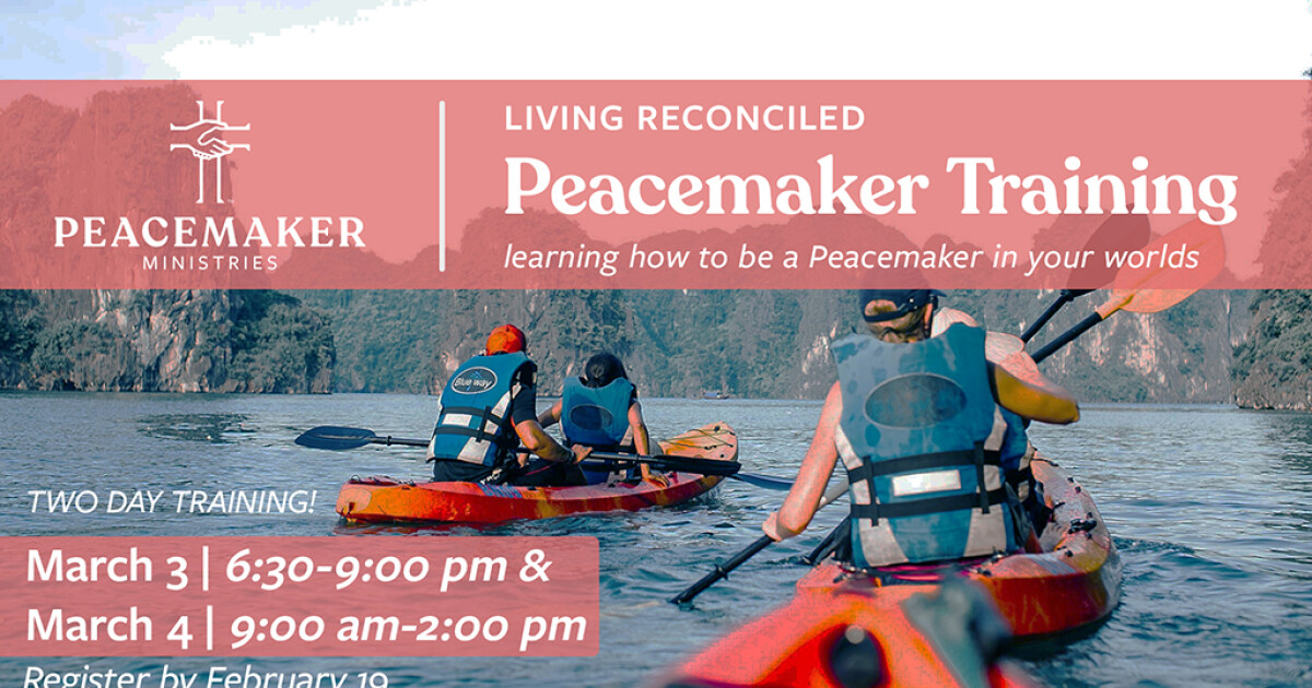 Peacemaker Training | Trinity Church