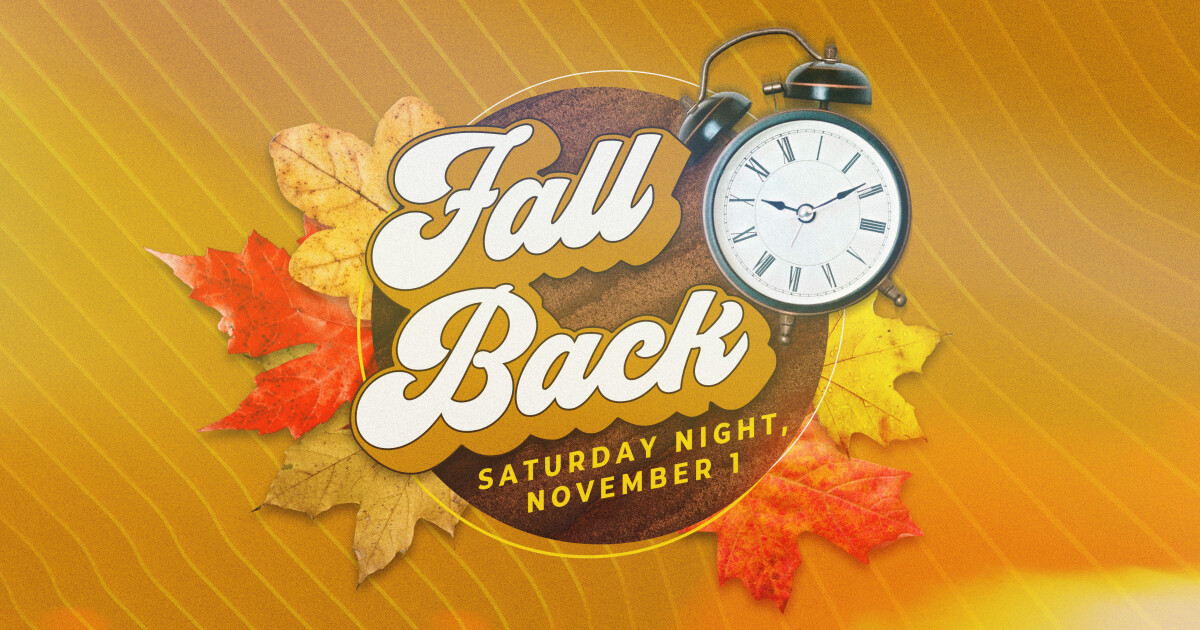 Time Change (Fall Back) | Tri-Village Christian Church