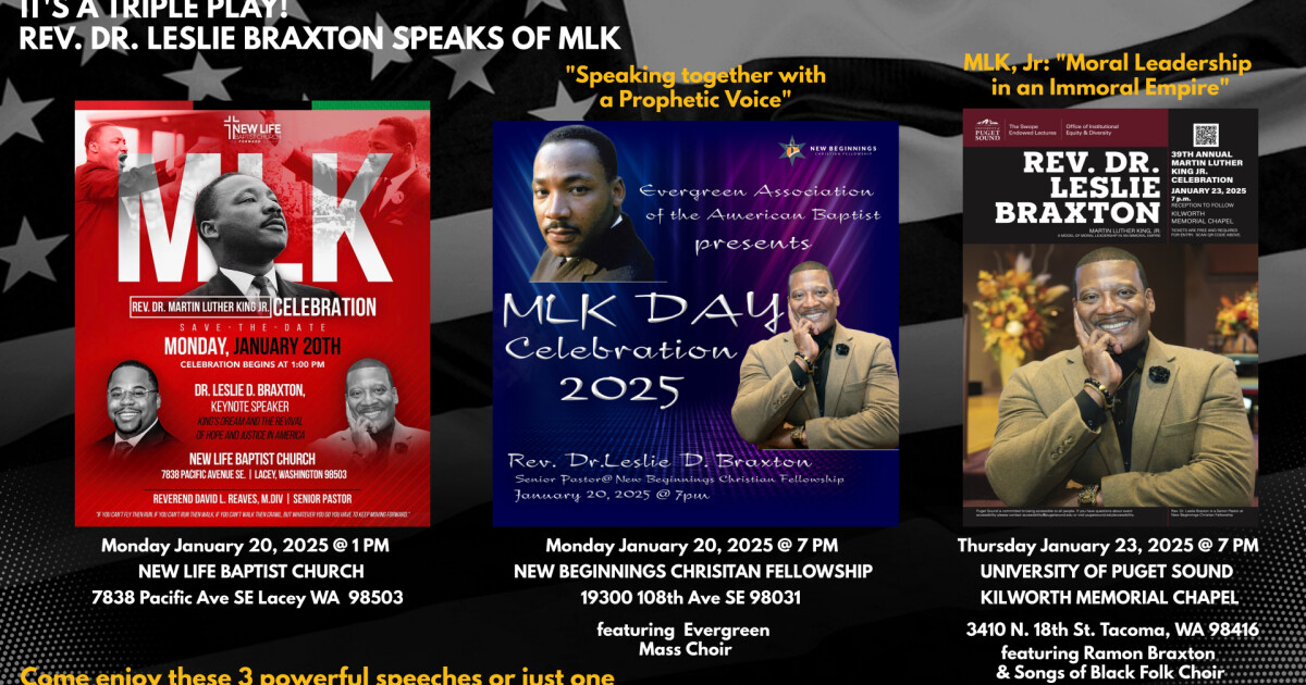 Pastor Braxton Speaks - Martin Luther King Jr. 2025 New Life | New ...