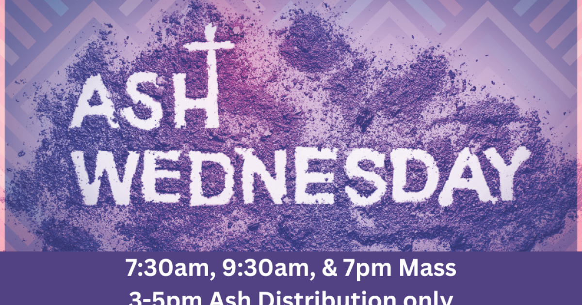 Ash Wednesday | St Jude Catholic Church