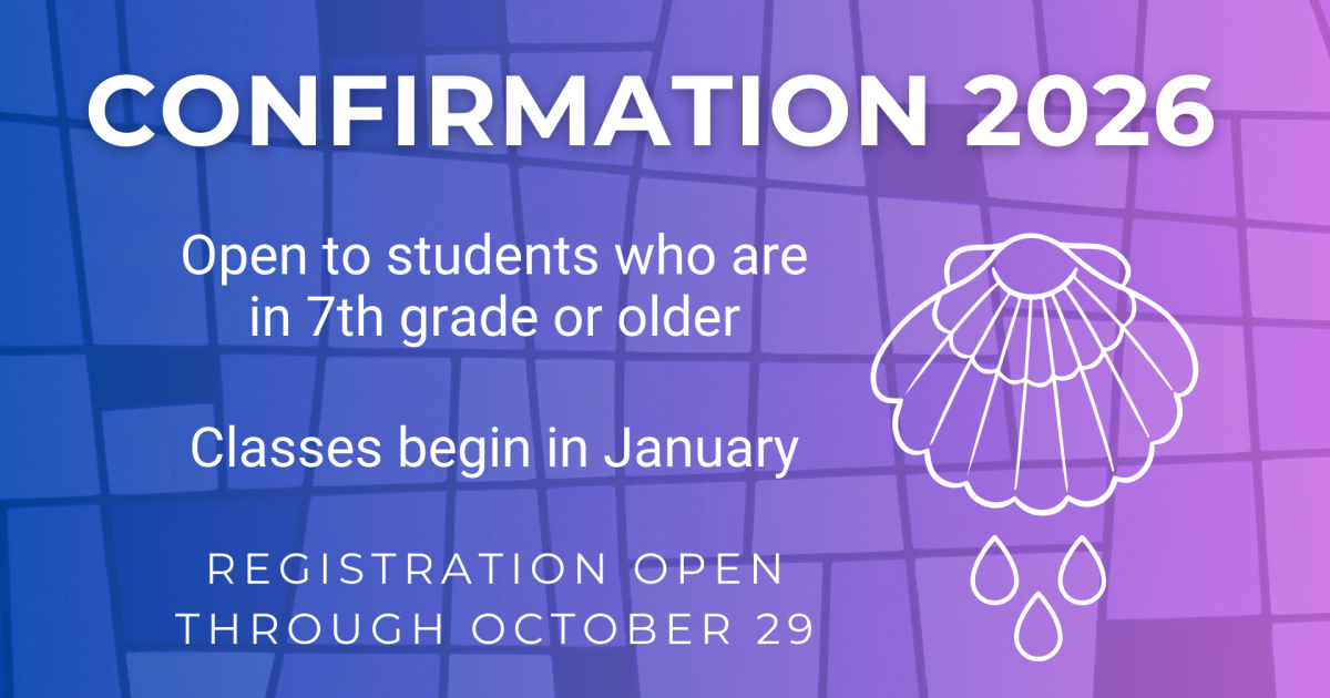 Register Now for Confirmation 2026 | Announcements | St. Andrew United ...