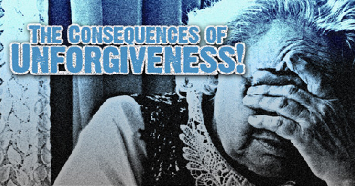 The Consequences of Unforgiveness! - CC | Sermons | Grace Church