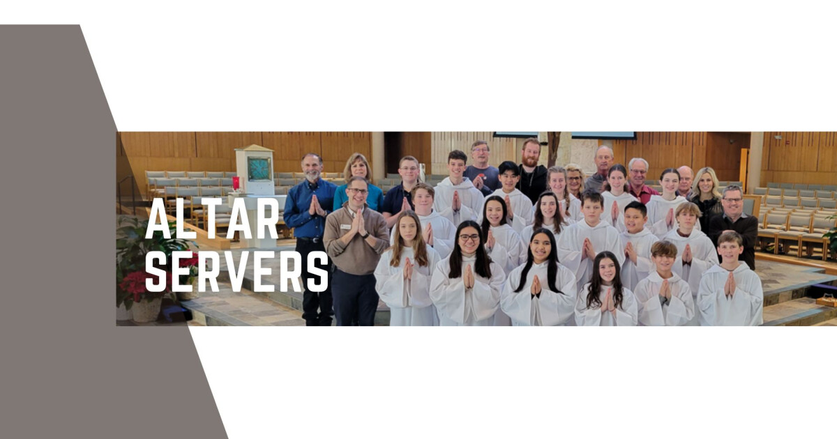 Altar Servers | Good Shepherd Catholic Community