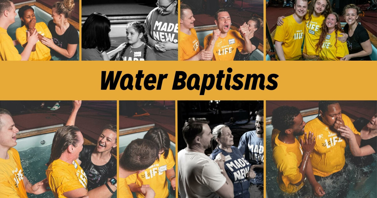 Water Baptisms: August 2025 | East Hill Church
