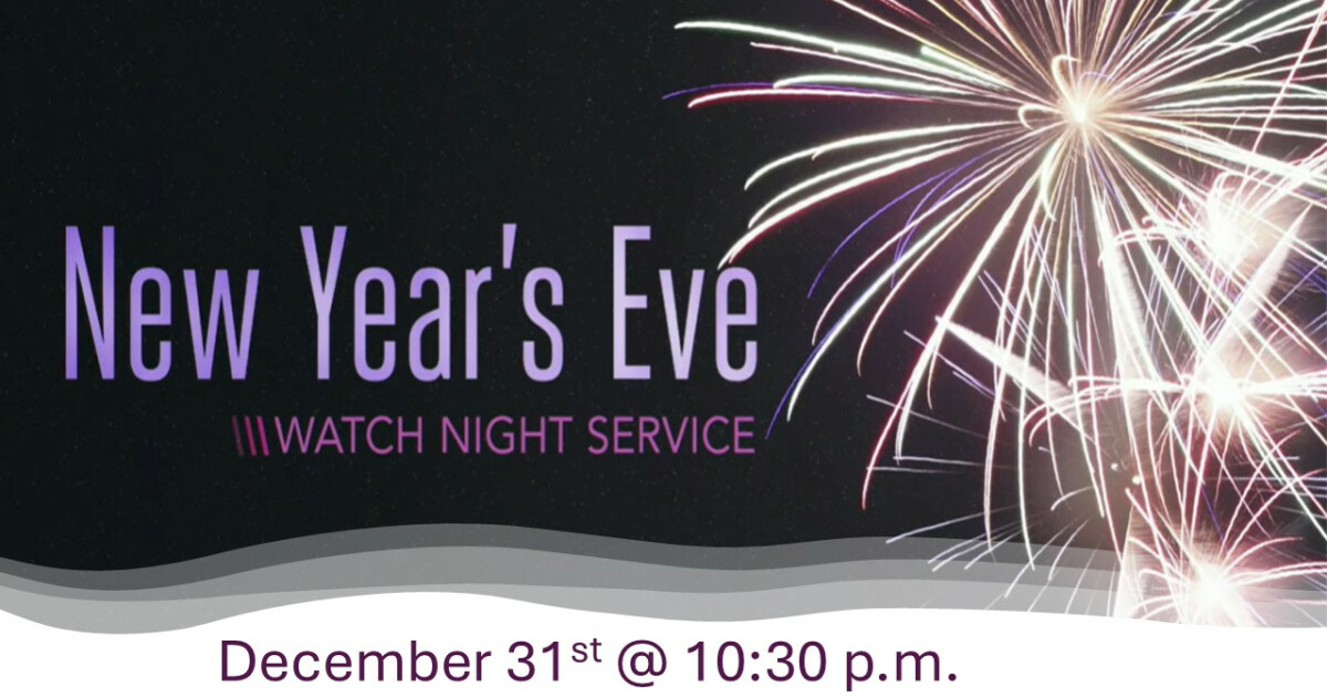 Watch Night Service 2025 | Covenant Community Church