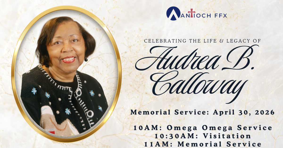 Celebrating the Life & Legacy of Audrea B. Calloway | Antioch Baptist ...