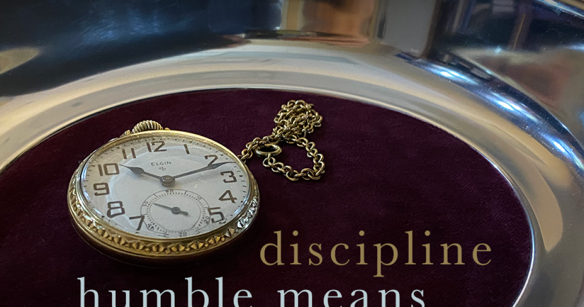 Humble Means Discipline | Sermons | The Church of Christ at White Station