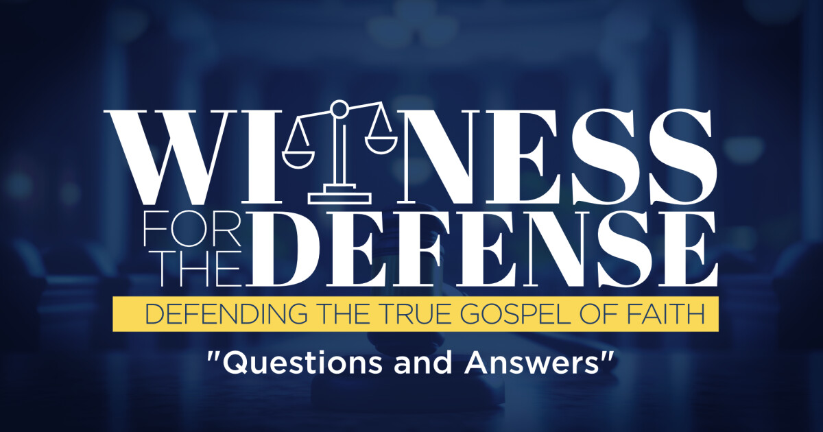 Questions and Answers | Sermons | Moon Valley Bible Church | Phoenix, AZ