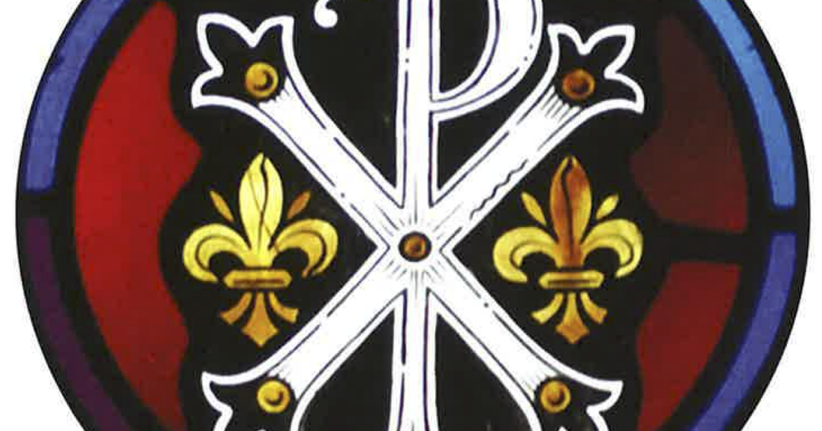 Window #20 - Chi Rho Roundel | The Golden Cockerel | St. Paul's ...