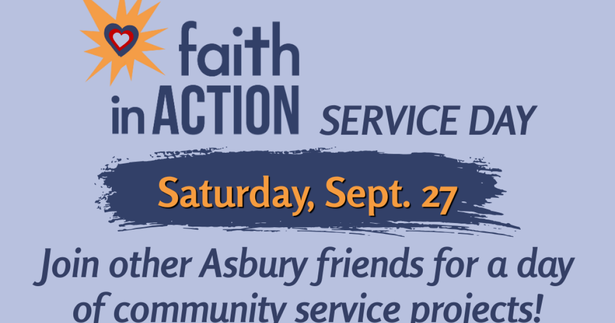 Faith in Action Service Day | Asbury United Methodist Church
