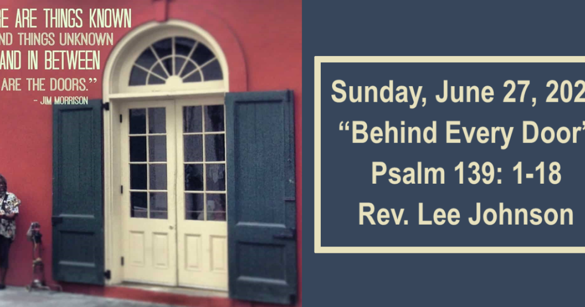 Behind Every Door | Sermons | Asbury United Methodist Church