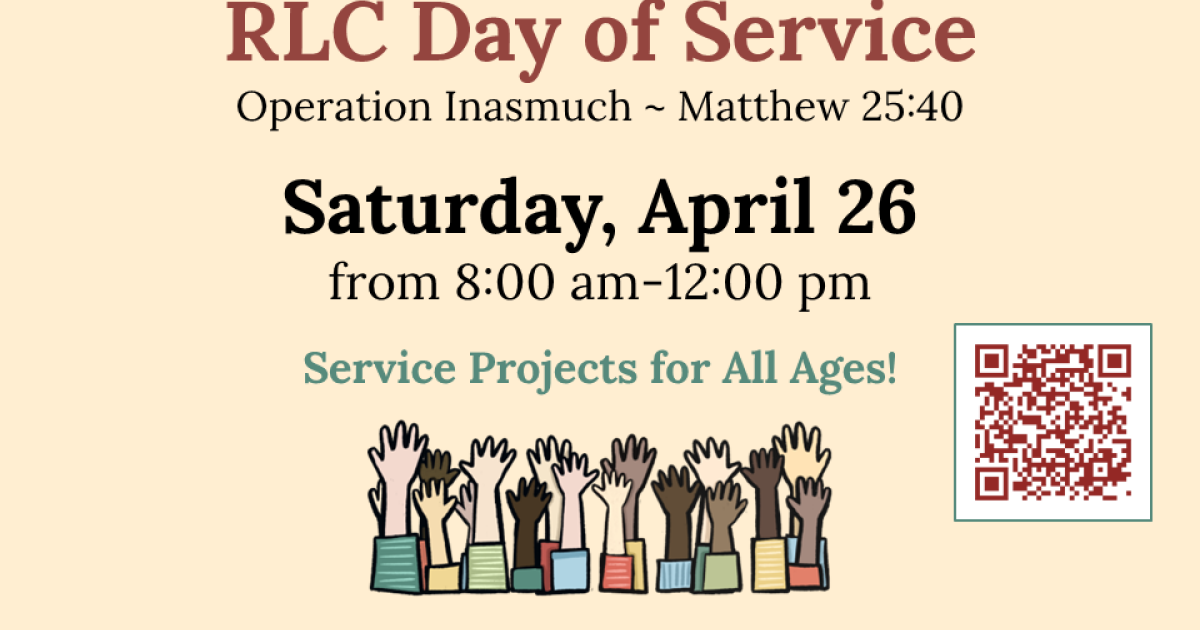 RLC Day of Service (Operation InAsMuch) | Resurrection Lutheran Church