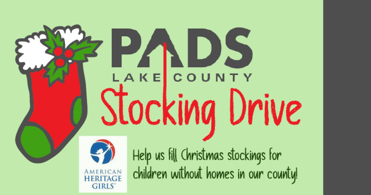 PADS Stocking Drive | Trinity Community Church - Evangelical, Reformed ...