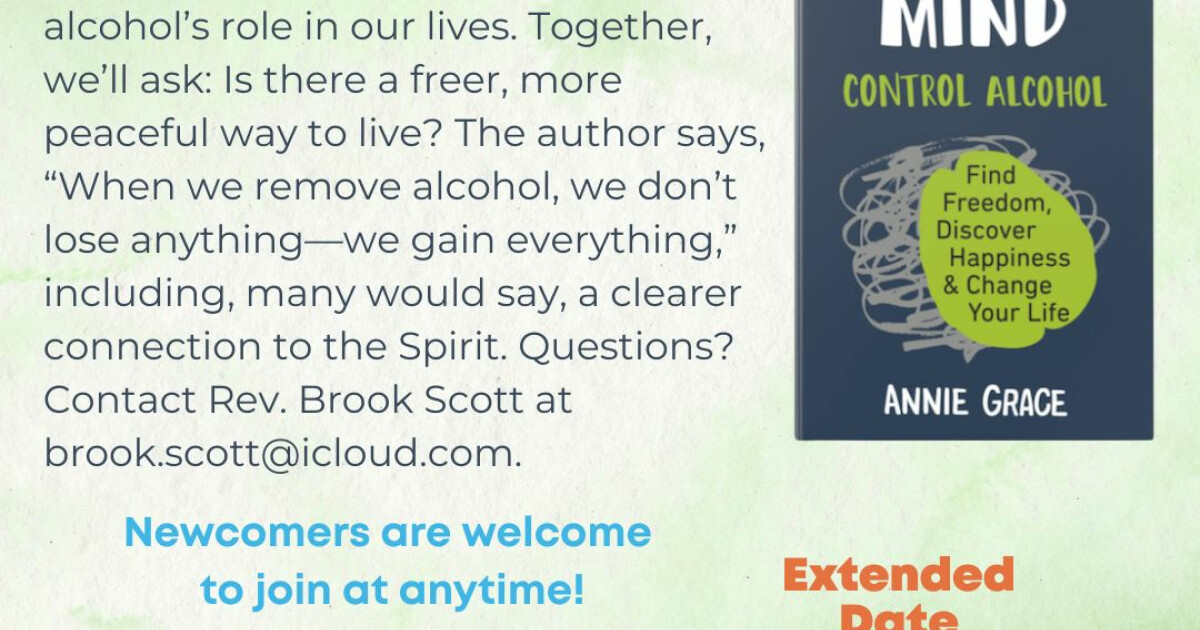 Sober Spirituality Class | Westminster Presbyterian Church