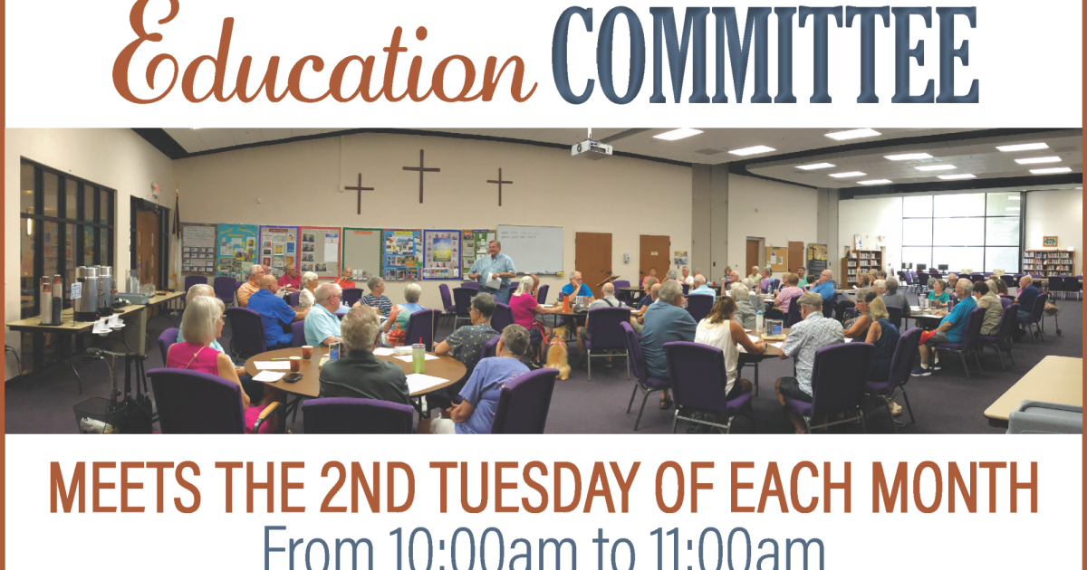 10 AM Education Committee | Desert Hills Lutheran Church