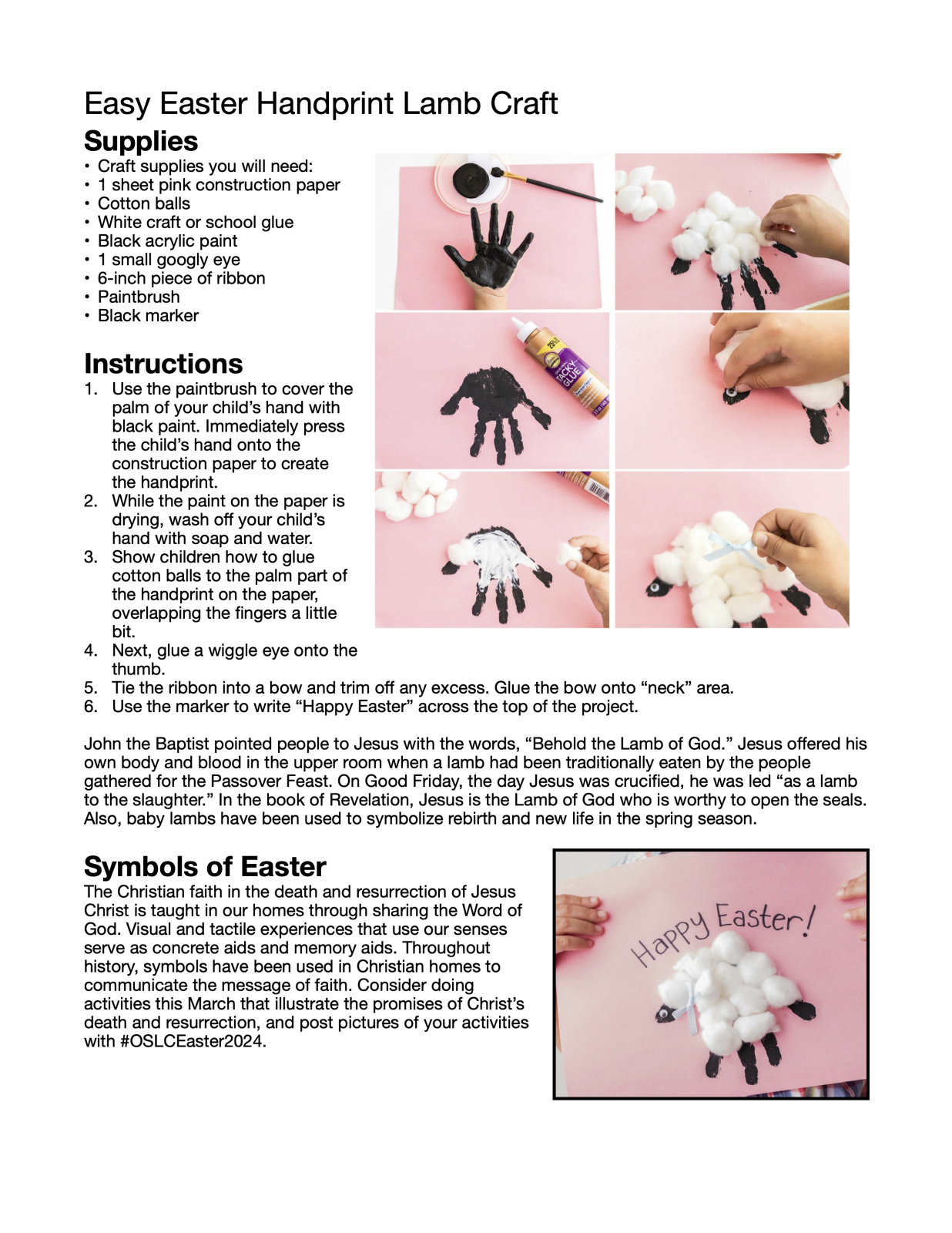 Our Blog - Symbols of Easter | Our Shepherd Lutheran Church & School