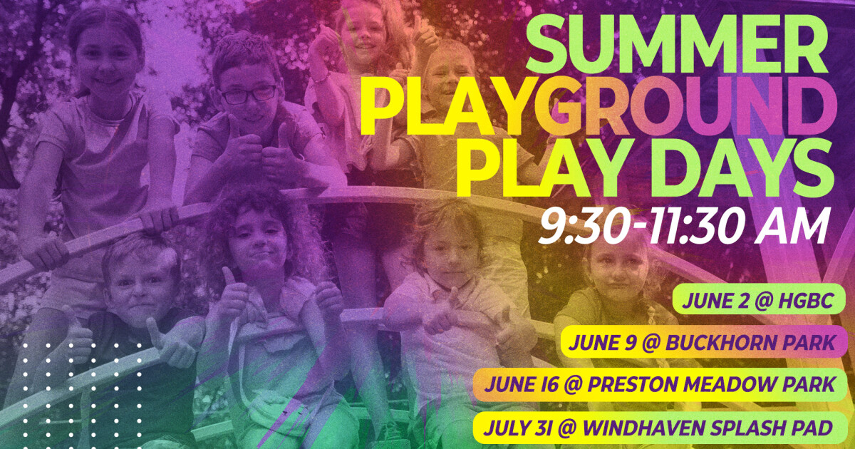 Summer Playground Play Days | Hunters Glen Baptist Church