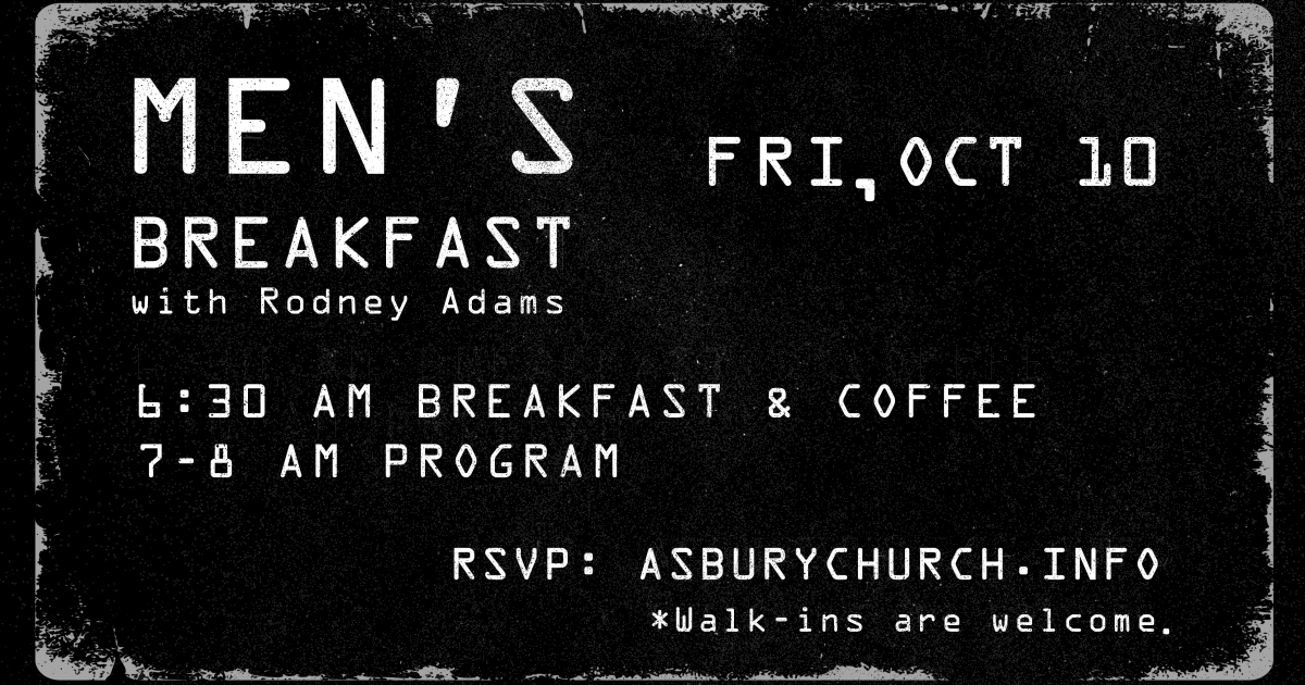 Men's Breakfast with Rodney Adams | Asbury | Tulsa