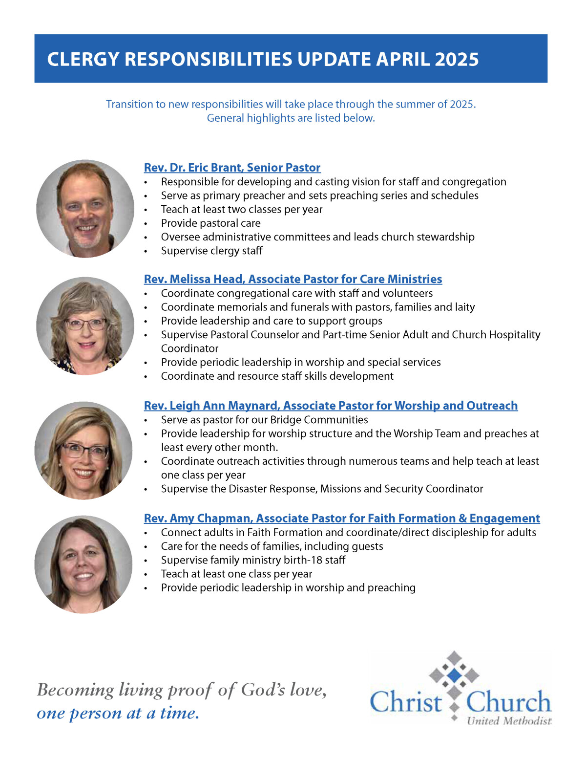 clergyupdate | Christ Church United Methodist