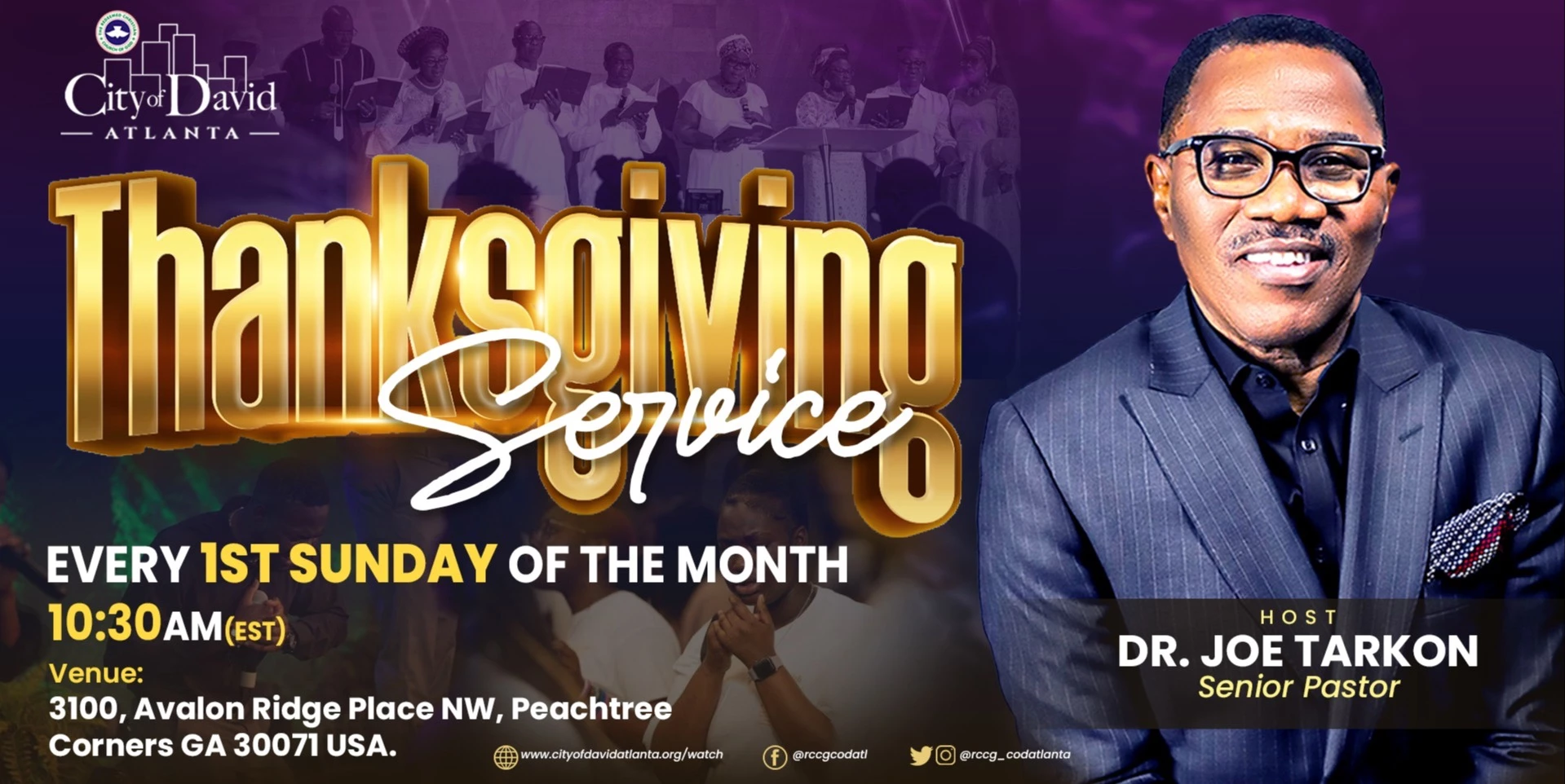 RCCG City of David Atlanta Church, Georgia, North America - Dr Joe ...