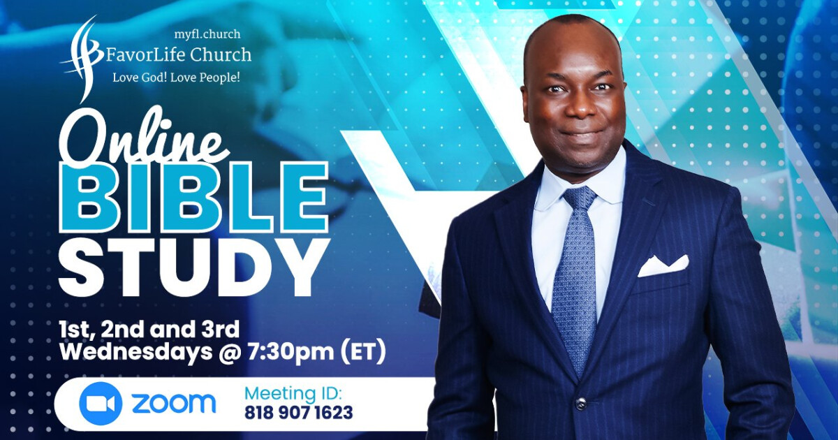 Wednesday Zoom Online Bible Study | FavorLife Church