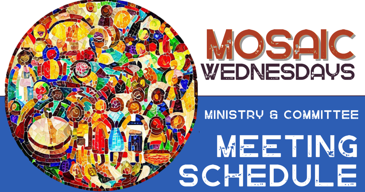 Mosaic Wednesdays Meeting Schedule | Myers Park Baptist Church