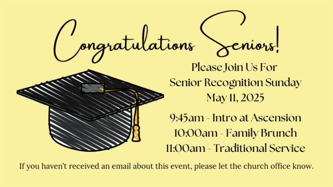 Senior Recognition Sunday | Ashland Place United Methodist Church ...