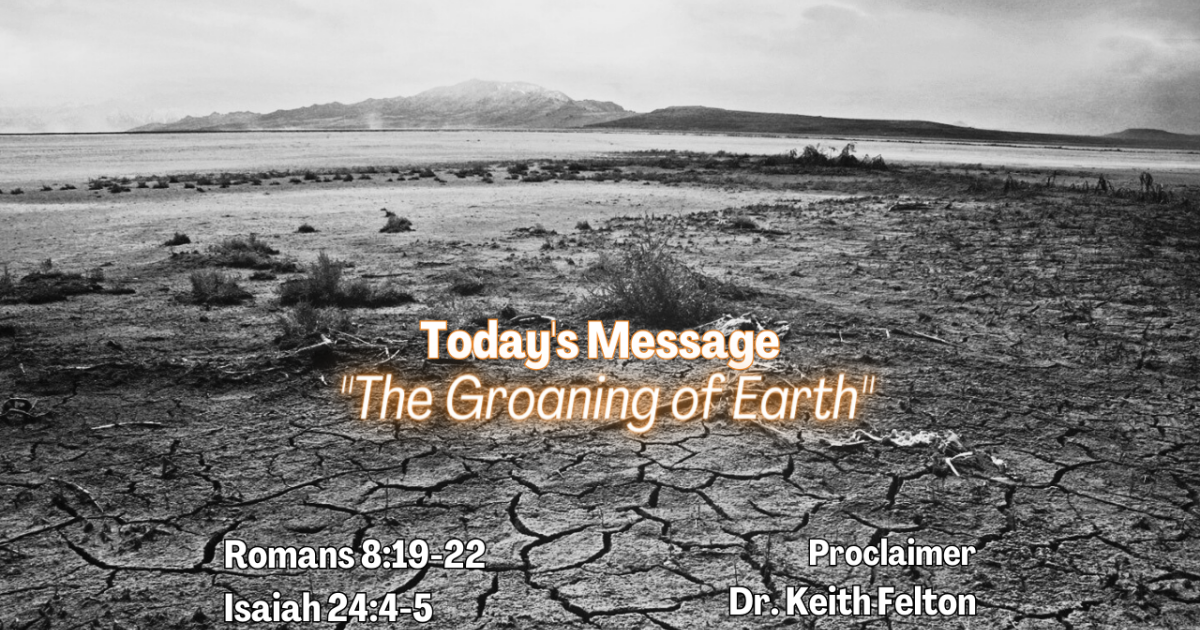 The Groaning of Earth | Sermons | First Baptist Church | Frankfort