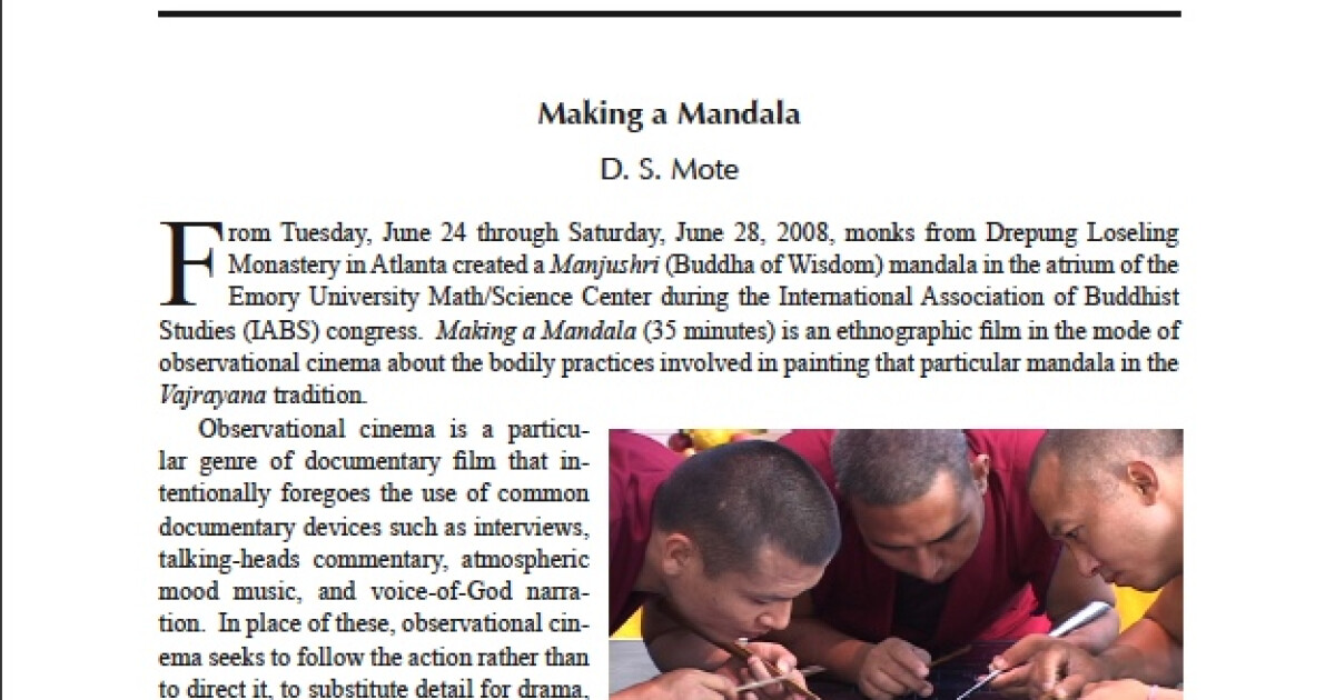 Making a Mandala | Our Blog | St. Paul's Episcopal Church of Key West