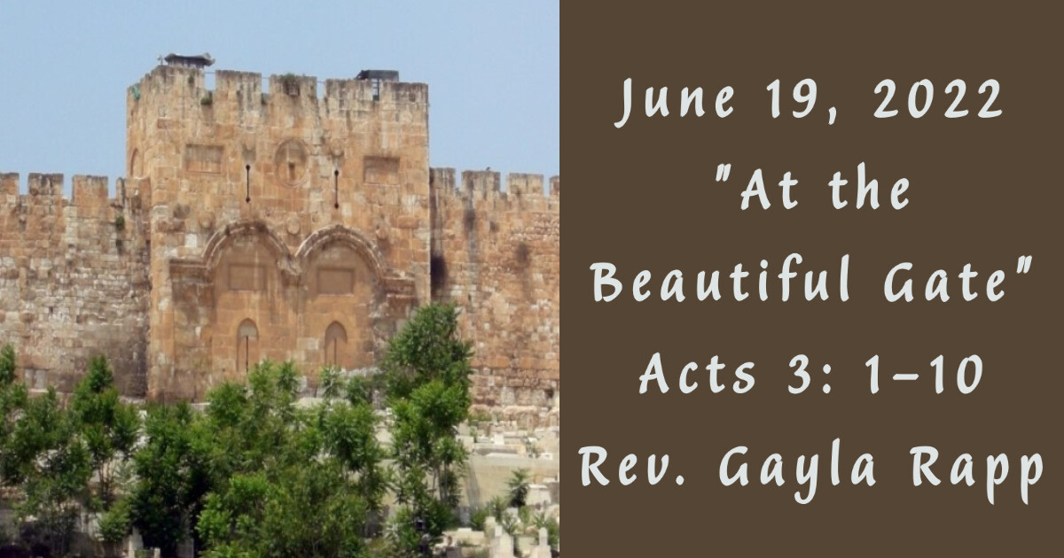 At the Beautiful Gate | Sermons | Asbury United Methodist Church