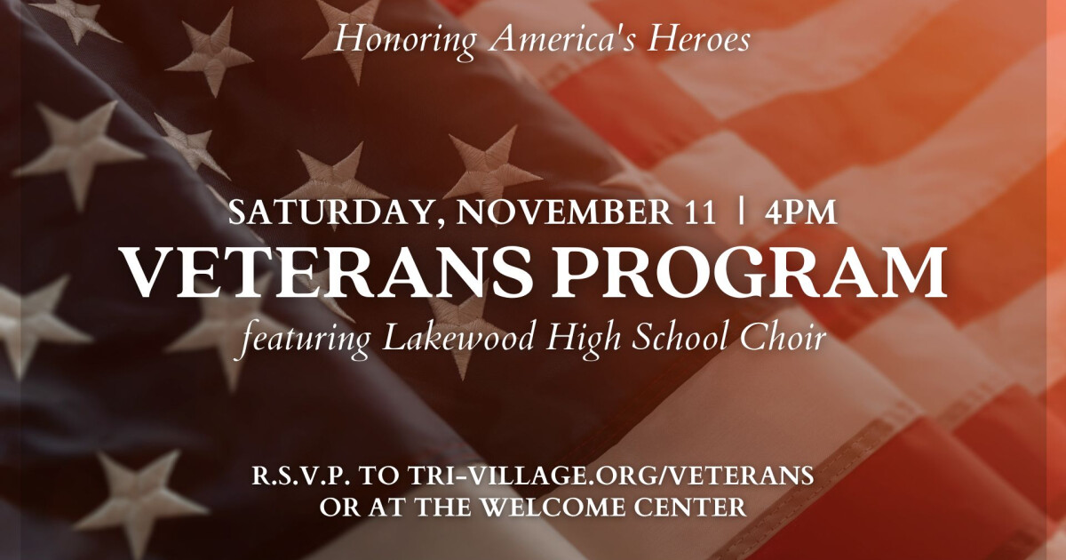 Veterans Program | Tri-Village Christian Church