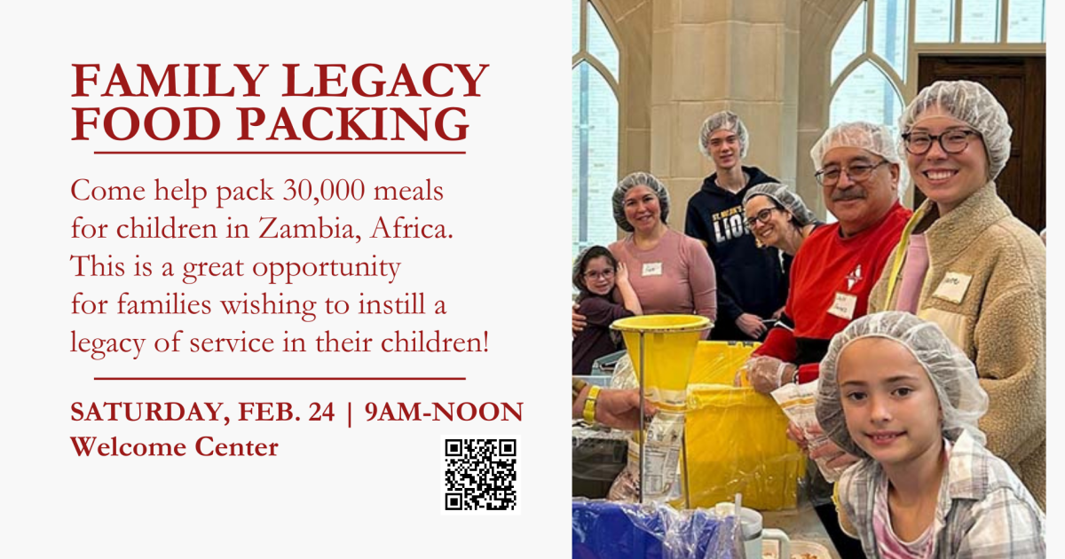 Family Legacy Food Packing Event | Church of the Incarnation