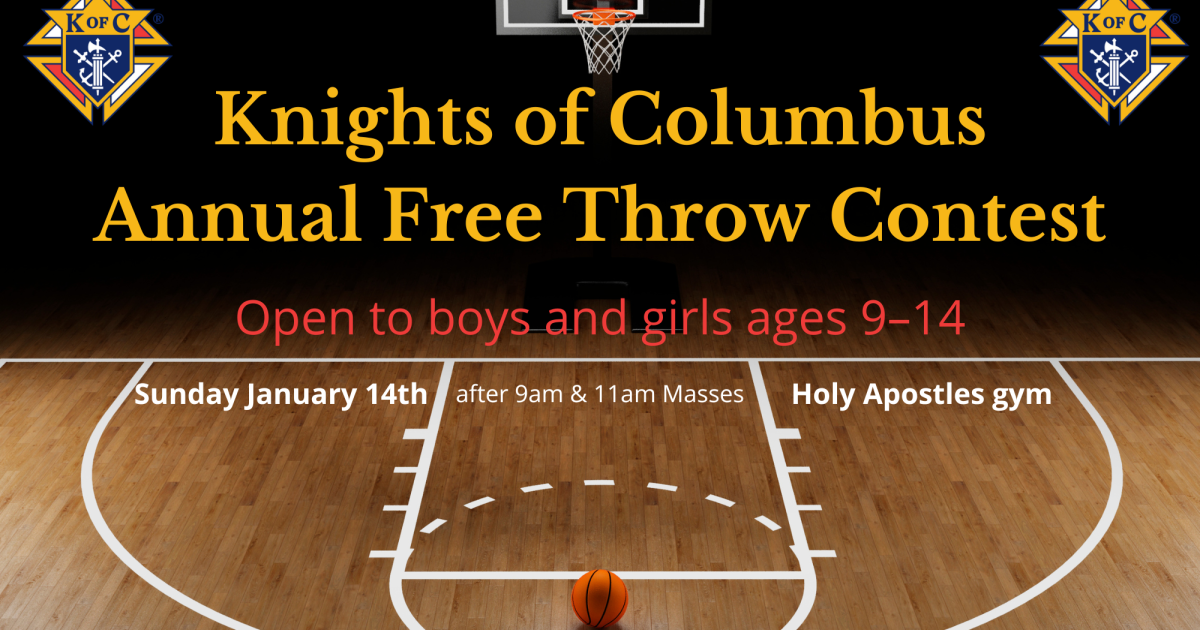 Knights of Columbus Free Throw Contest | Holy Apostles Catholic Church