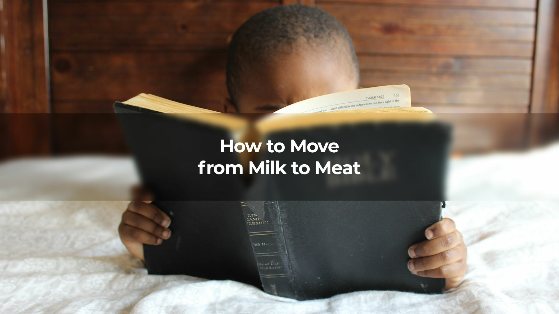 Blog - How to Move from Milk to Meat