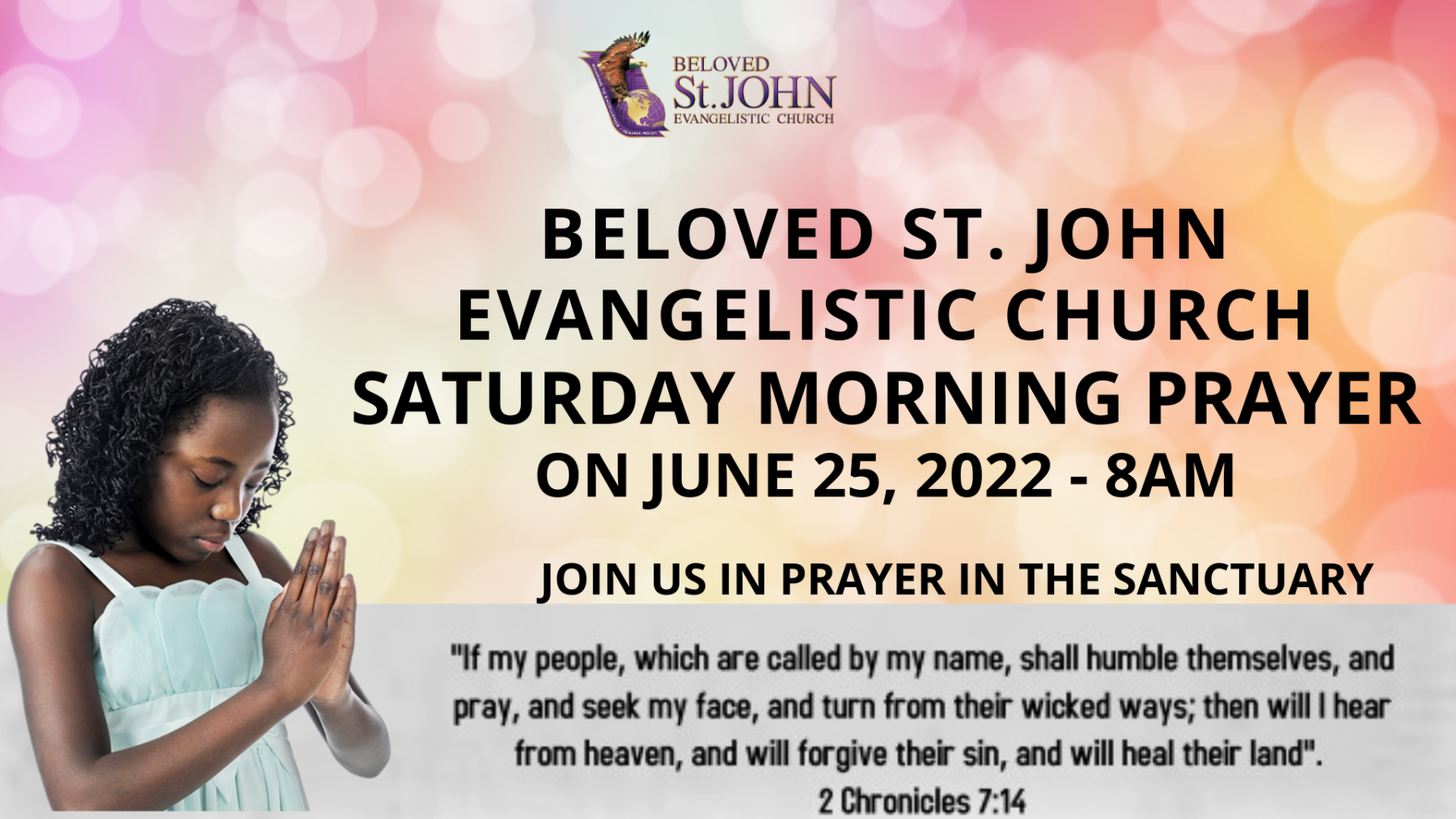 SATURDAY MORNING PRAYER | Beloved St. John Evangelistic Church
