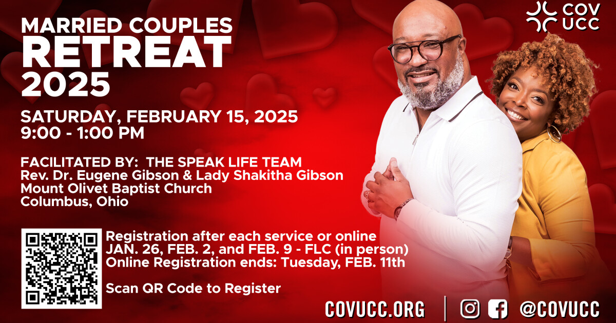 MARRIED COUPLES RETREAT- 2025 | Covenant UCC