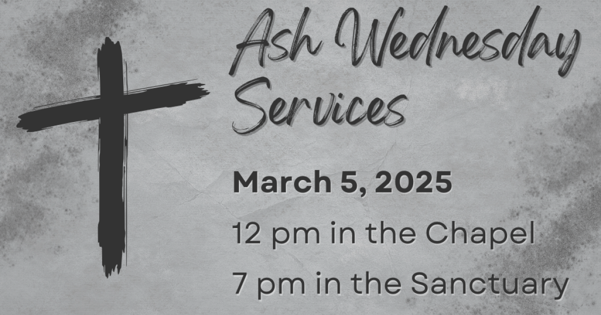 Ash Wednesday Services | Asbury United Methodist Church